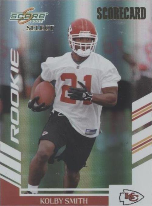 2007 Score Select - Rookie Kolby Smith #384 Gold Zone /50 (RC) for sale ...