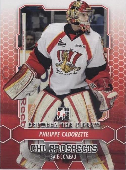 2012-13 In the Game Between the Pipes - Philippe Cadorette #2 (RC) for ...