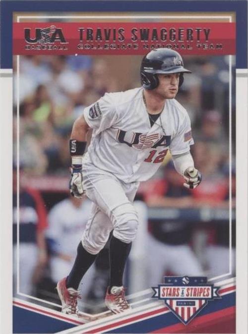 2018 Panini USA Baseball Stars & Stripes - #25 Travis Swaggerty (RC ...