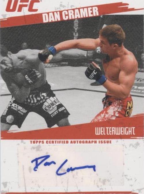 2009 Topps UFC - Fighter Autographs #FA-DC Dan Cramer (AU, RC) for sale ...