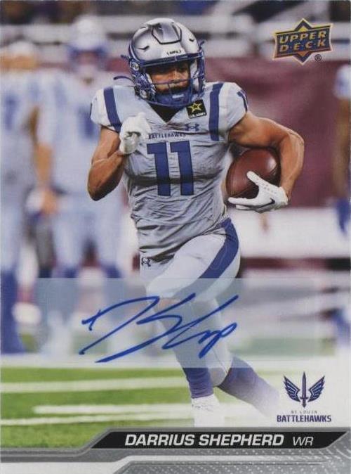 2024 Upper Deck Ufl - Darrius Shepherd #16 Autographs (AU) for sale ...