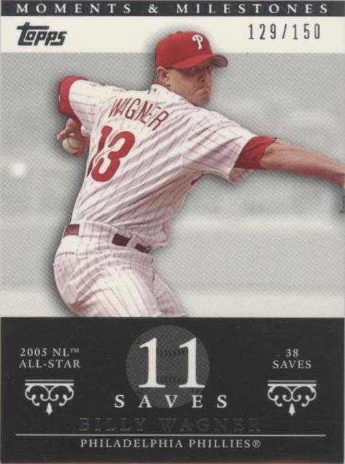 2007 Topps Moments & Milestones - 2005 NL All-Star - 38 Saves #129-11 ...