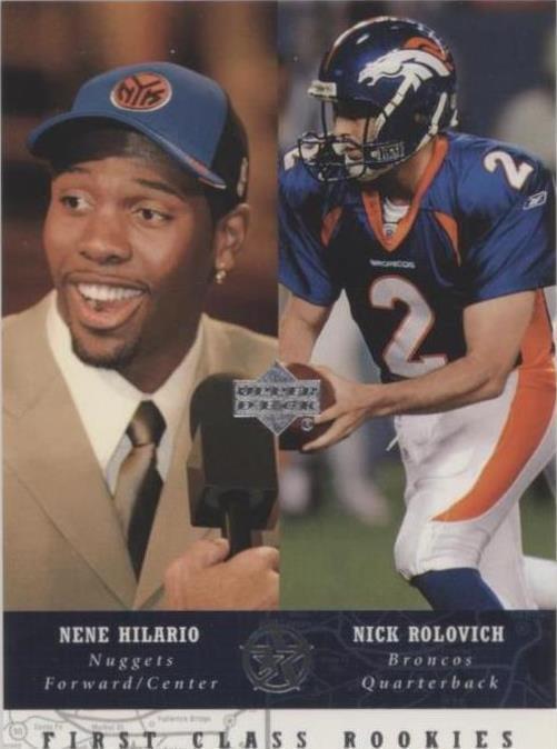 2002-03 Upper Deck UD Superstars - First Class Rookies Nene, Nick ...