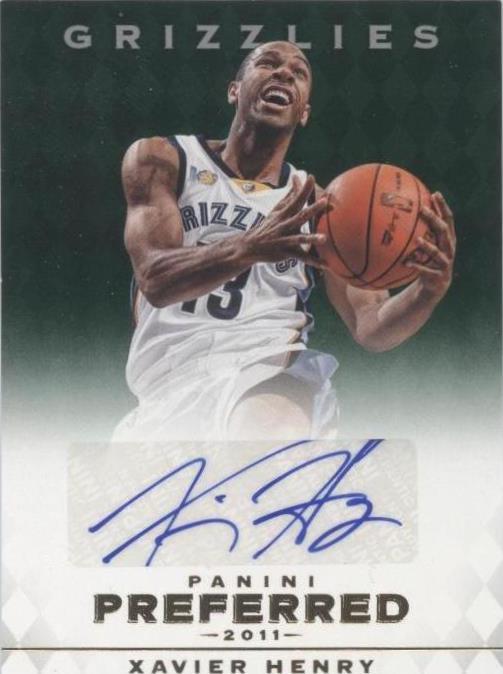 2011-12 Panini Preferred - Emerald #308 Xavier Henry /75 (AU) for sale ...
