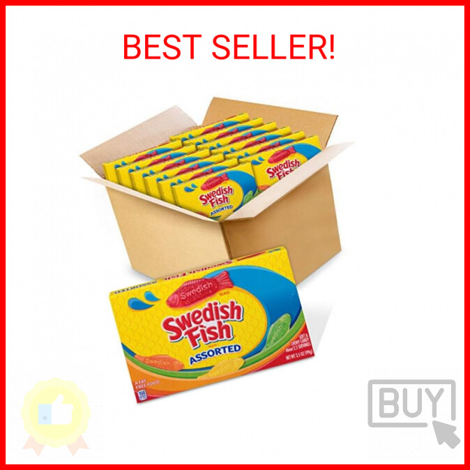 SWEDISH FISH Assorted Soft & Chewy Candy, 12 - 3.5 oz BoxesのeBay公認海外通販 ...