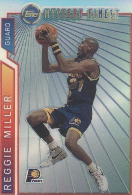1996-97 Topps - Mystery Finest Reggie Miller #M22 Bordered Refractor ...
