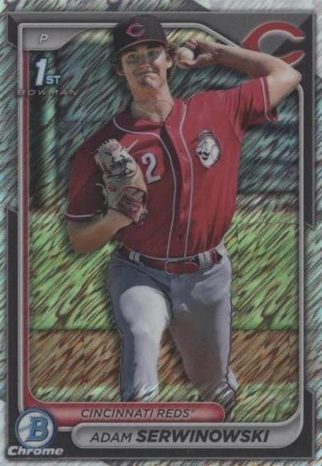 2024 Bowman Chrome - Prospects Adam Serwinowski #BCP-202 Shimmer ...