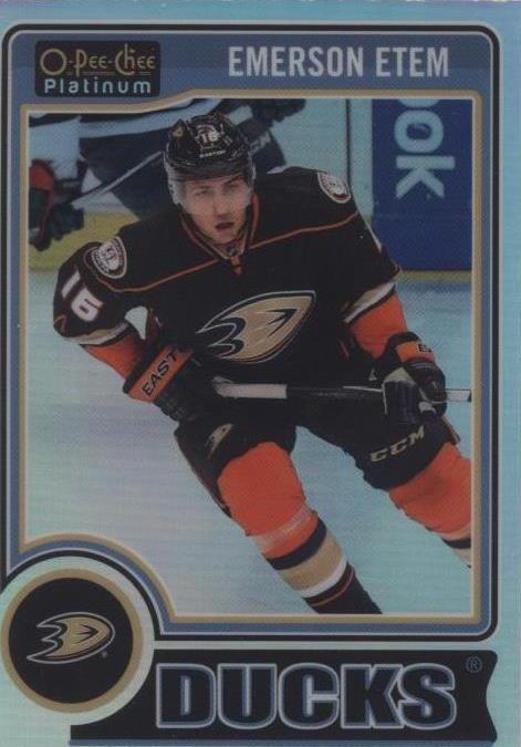 2014-15 O-Pee-Chee Platinum - Rainbow #17 Emerson Etem for sale online ...