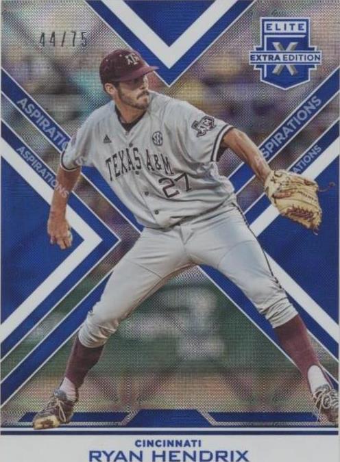2016 Panini Elite Extra Edition - Aspirations Blue #80 Ryan Hendrix /75 (RC) for sale online | eBay