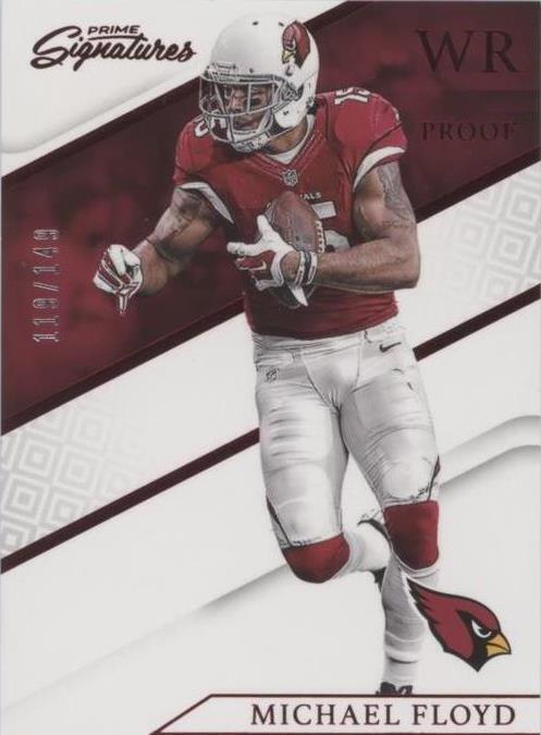 2016 Panini Prime Signatures - Michael Floyd #72 Prime Proof Red /149 ...