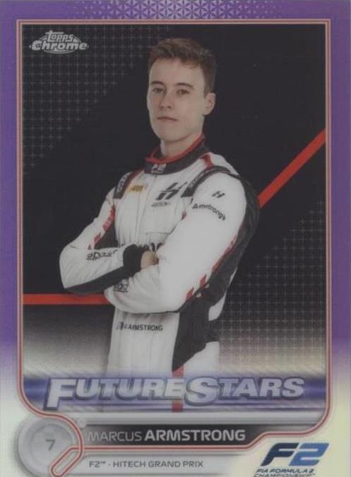 2022 Topps Chrome Formula 1 - F2 Racers Future Stars Marcus Armstrong ...