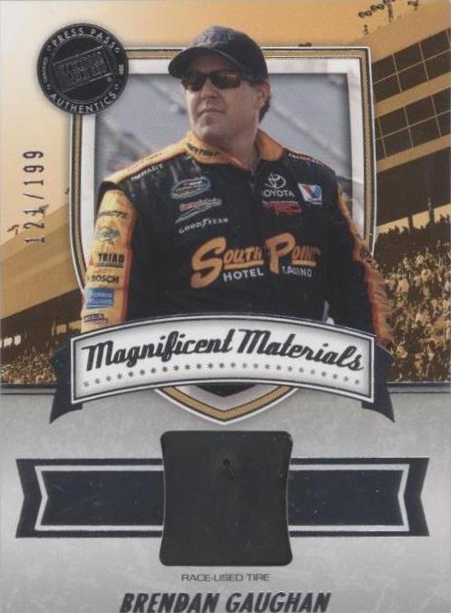 2011 Press Pass Fanfare - Magnificent Materials #MM-BG Brendan Gaughan ...