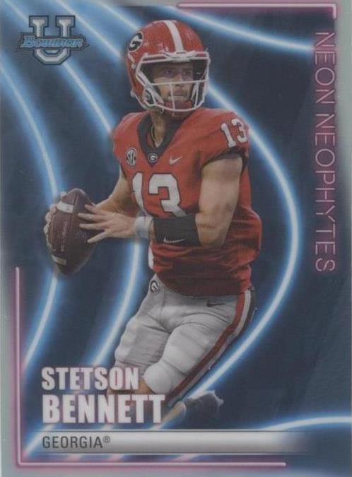 2022-23 Bowman's Best University - Neon Neophytes Stetson Bennett #NN-4 ...