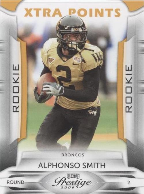 2009 Playoff Prestige - Xtra Points Gold #104 Alphonso Smith /250 (RC ...