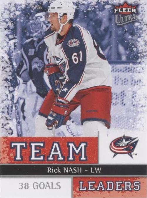 2008-09 Fleer Ultra - Team Leaders #TL 12 Rick Nash for sale online | eBay