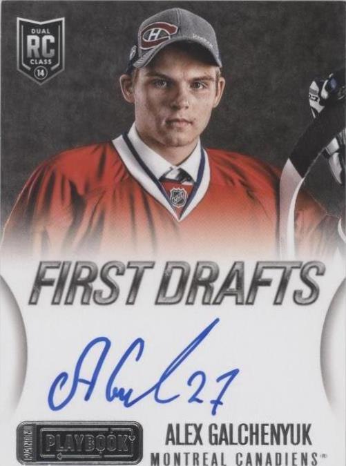 2013-14 Panini Playbook - First Drafts Signatures #FD-AG Alex Galchenyuk (AU, RC) for sale ...