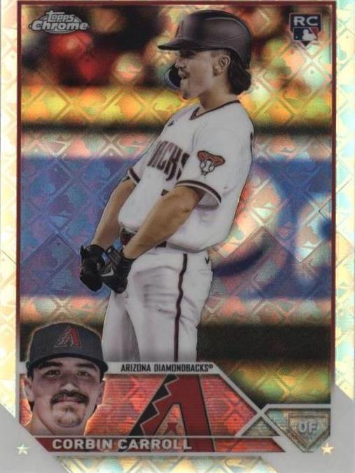 2023 Topps Chrome Logofractor Edition - Image Variation #95 Corbin Carroll (RC) for sale online ...