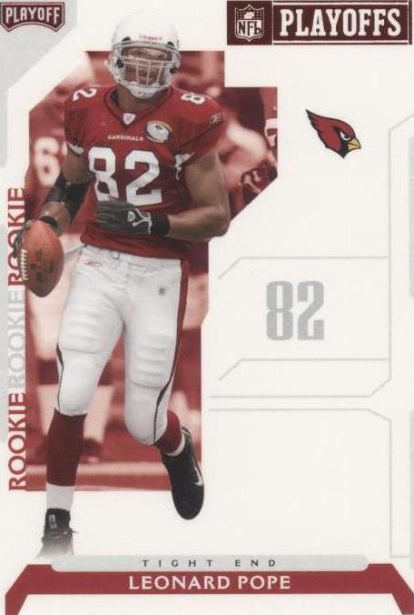2006 Playoff NFL Playoffs - Leonard Pope #92 Nfl Playoffs Red (RC) for ...