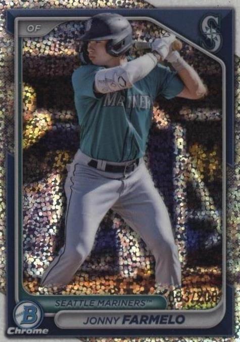 2024 Bowman Draft - Chrome Jonny Farmelo #BDC-193 Sparkle Refractor ...
