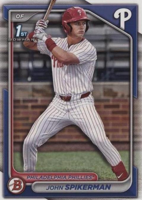 2024 Bowman Draft - John Spikerman #BD-49 (RC) for sale online | eBay