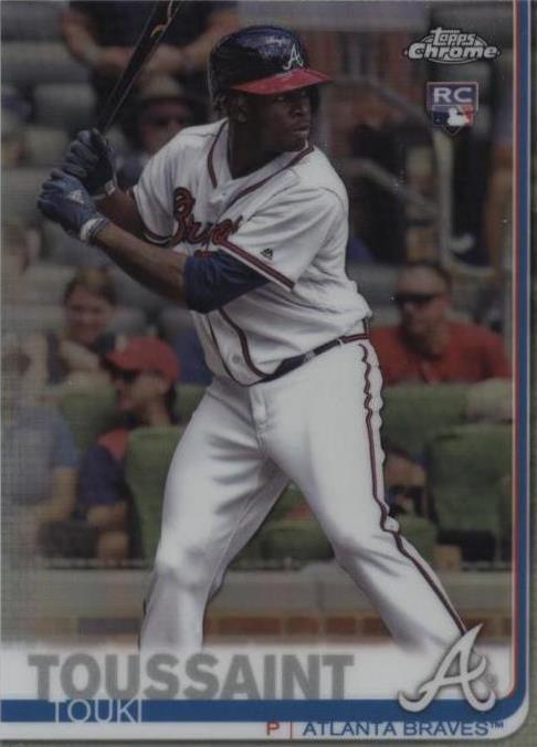 2019 Topps Chrome - Image Variation Touki Toussaint #197 Batting (RC ...