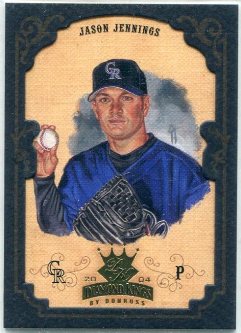 2004 Donruss Diamond Kings - Jason Jennings #54 Gold Framed /25 for ...
