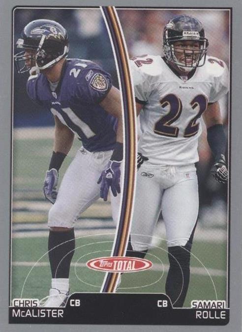 2007 Topps Total - Silver #185 Chris McAlister, Samari Rolle for sale ...