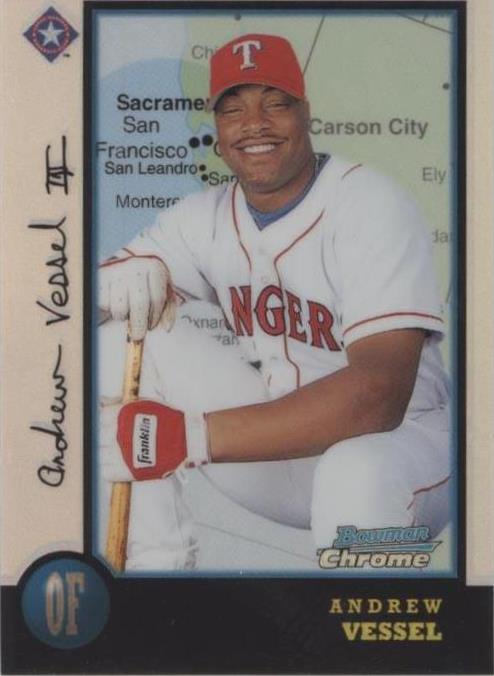 1998 Bowman Chrome - International Refractor #312 Andrew Vessel for ...