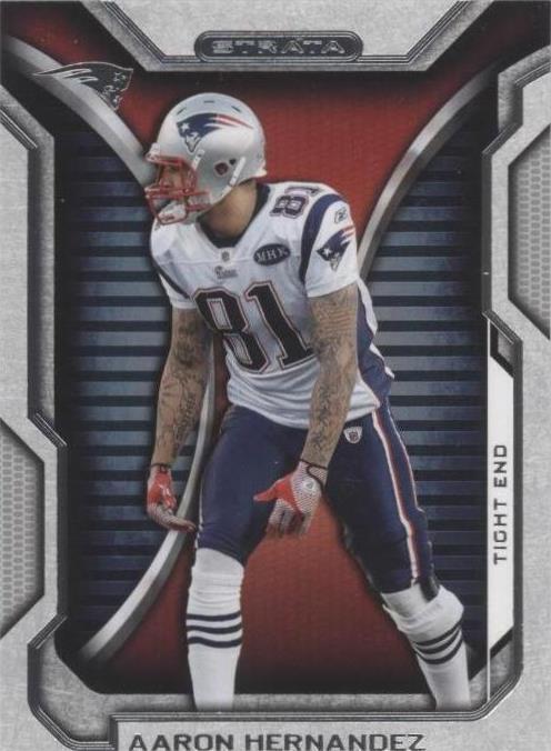 2012 Topps Strata - Aaron Hernandez #54 Thin Stock for sale online | eBay