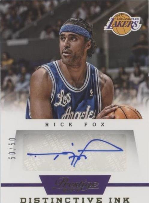 2013-14 Panini Prestige - Distinctive Ink Signatures Rick Fox #34 /50 ...