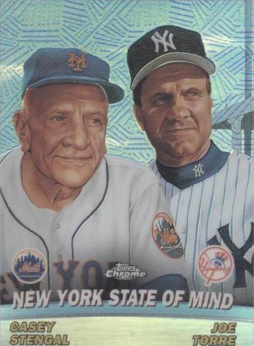 2001 Topps Chrome - Combos Joe Torre, Casey Stengel #TC10 Refractor for ...
