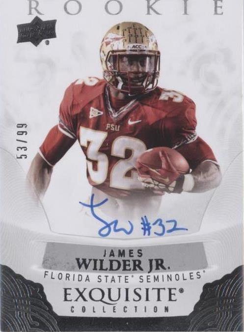 2013 Exquisite Collection - 2014 Rookie Autographs #ER-JW James Wilder ...
