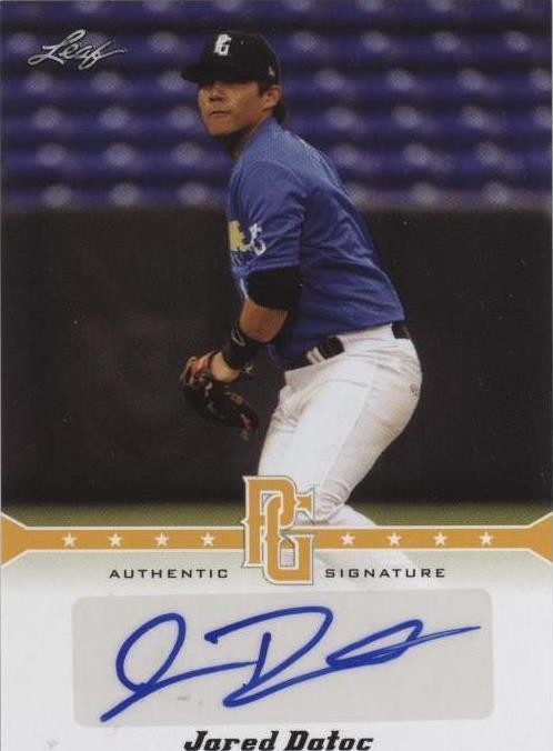 2013 Leaf Perfect Game Showcase - Autographs Gold #A-JD3 Jared Datoc ...