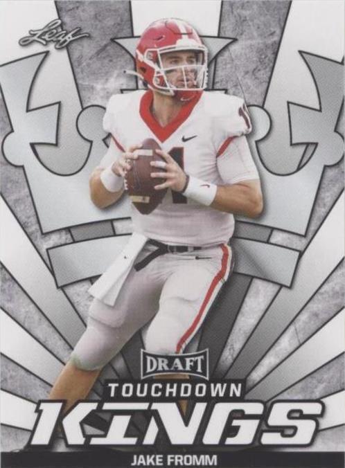 2020 Leaf Draft - Touchdown Kings Jake Fromm #82 (RC) for sale online ...