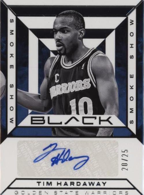 2023-24 Panini Black - Smoke Show Signatures Tim Hardaway #SSS-TH ...