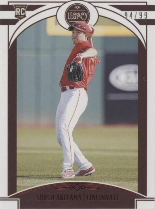 2020 Panini Chronicles - Legacy Red #1 Shogo Akiyama /99 (RC) for sale ...