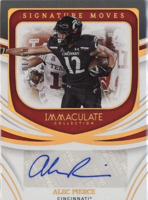 2022 Panini Immaculate Collection Collegiate - Signature Moves Alec ...