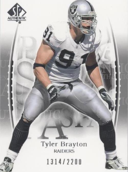 2003 SP Authentic - Tyler Brayton #101 /2200 (RC) for sale online | eBay