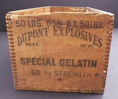 Boxes - Dupont Explosives - Vatican