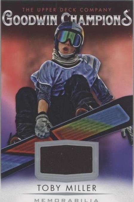 2021 Upper Deck Goodwin Champions - Memorabilia #M-TM Toby Miller (MEM ...