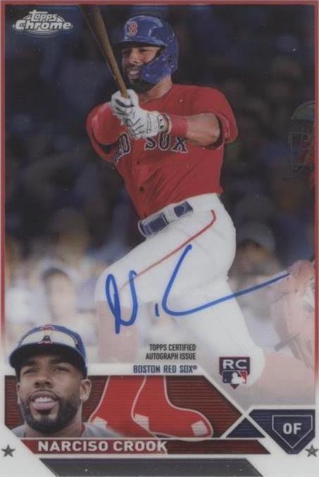 2023 Topps Chrome - Rookie Autographs Narciso Crook #RA-NC (AU, RC) for ...