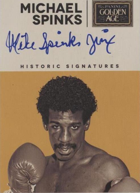 2014 Panini Golden Age - Historic Signatures #SPK Michael Spinks (AU ...