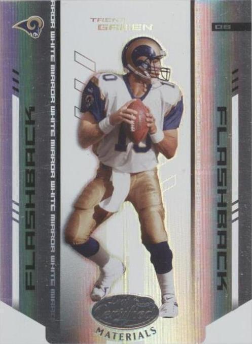 2004 Leaf Certified Materials - Flashback Trent Green #147 Mirror White ...