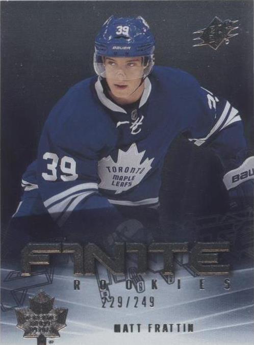 2011-12 SPx - Finite Rookies #F22 Matt Frattin /249 (RC) for sale ...