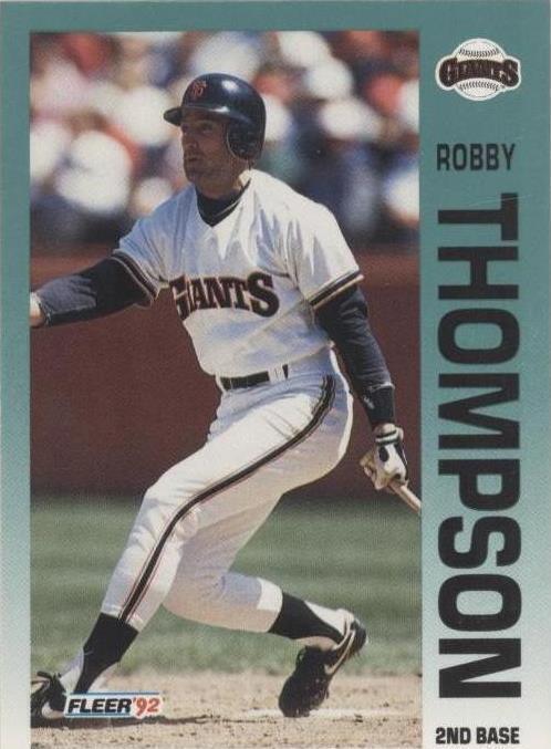 1992 Fleer - Robby Thompson #648 for sale online | eBay