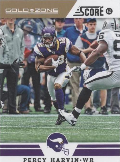 2012 Score - Gold Zone #139 Percy Harvin for sale online | eBay