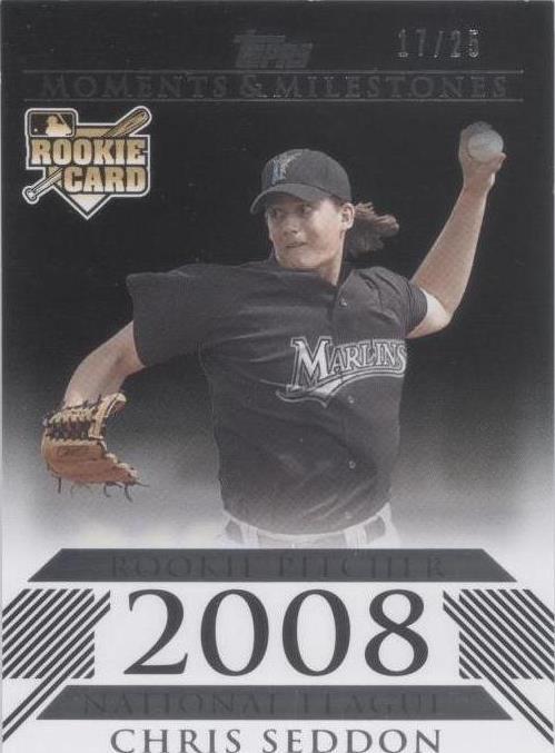 2008 Topps Moments & Milestones - Rookies Black #170 Chris Seddon /25 for sale online | eBay
