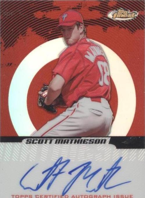 2005 Topps Finest - Autographs Refractor #150 Scott Mathieson /399 (AU ...