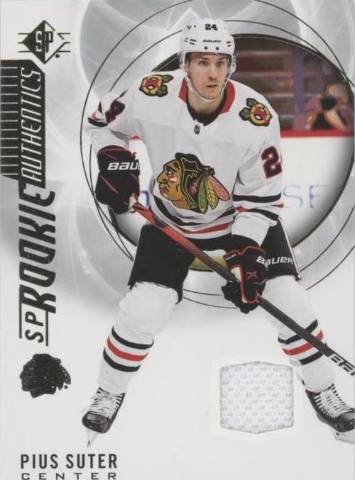 2020-21 SP Retail - Rookie Authentics Jersey #131 Pius Suter (MEM, RC ...