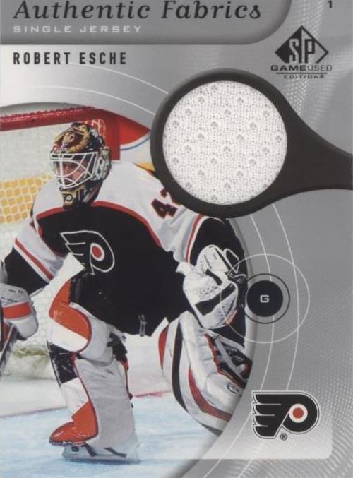 2005-06 SP Game Used Edition - Authentic Fabrics #AF-RE Robert Esche ...